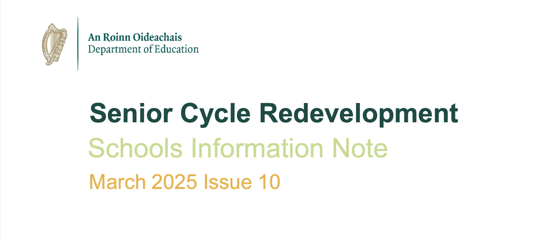 Senior Cycle Redevelopment Updates - Duiske College
